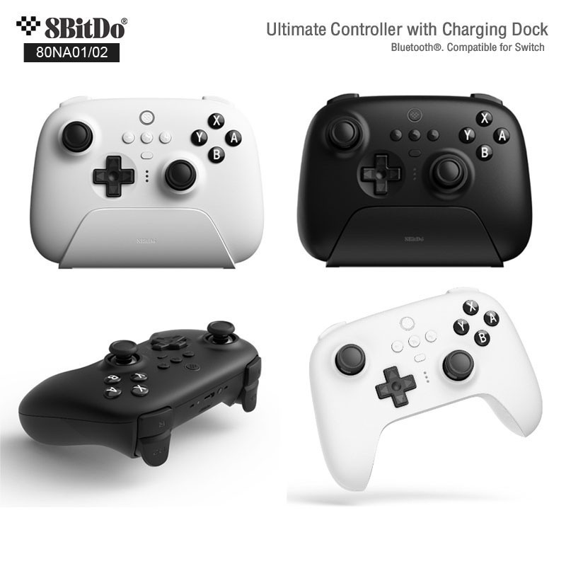 8Bitdo 80NA 8BitDo Ultimate Bluetooth & 2.4g Controller with Charging ...