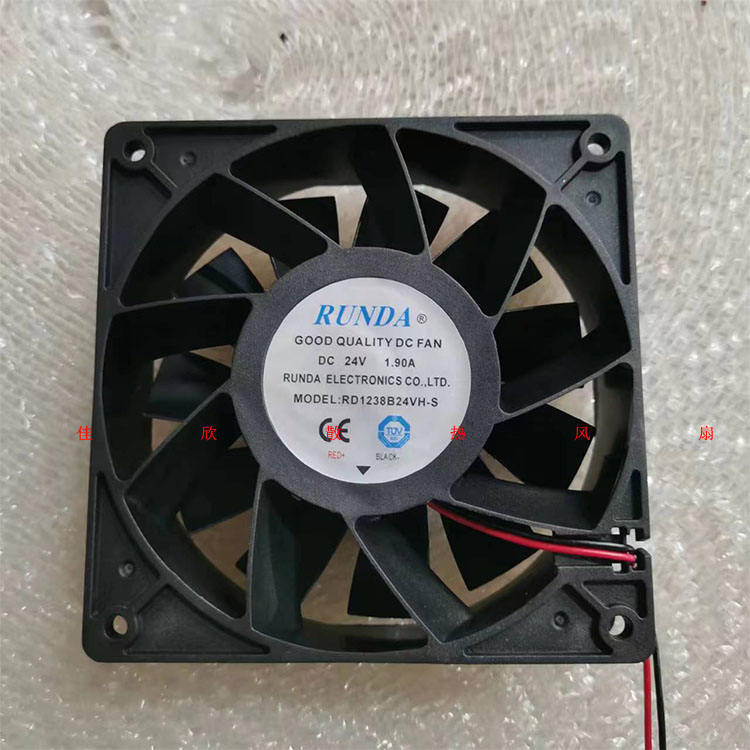 ใหม่ พัดลมระบายความร้อน แปลงความถี่ RUNDA RD1238B24VH-S/SC 24V 1.90A ...