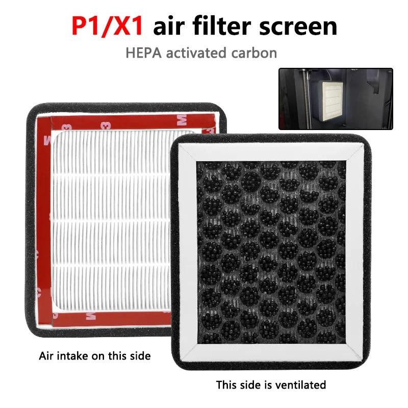 P1/x1 air Filter หน้าจอ HEPA ถ่านกัมมันต์กรองแก๊สพิษสําหรับ Babambu lab ...