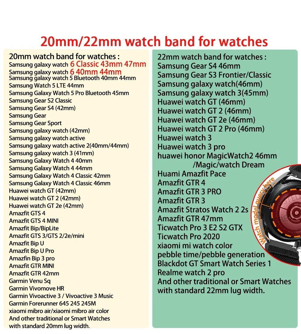 SAMSUNG 20มม.22มม.หนัง + สายซิลิโคนสําหรับ ซัมซุง กาแลคซี ดู 7 6 5 4 40 ...