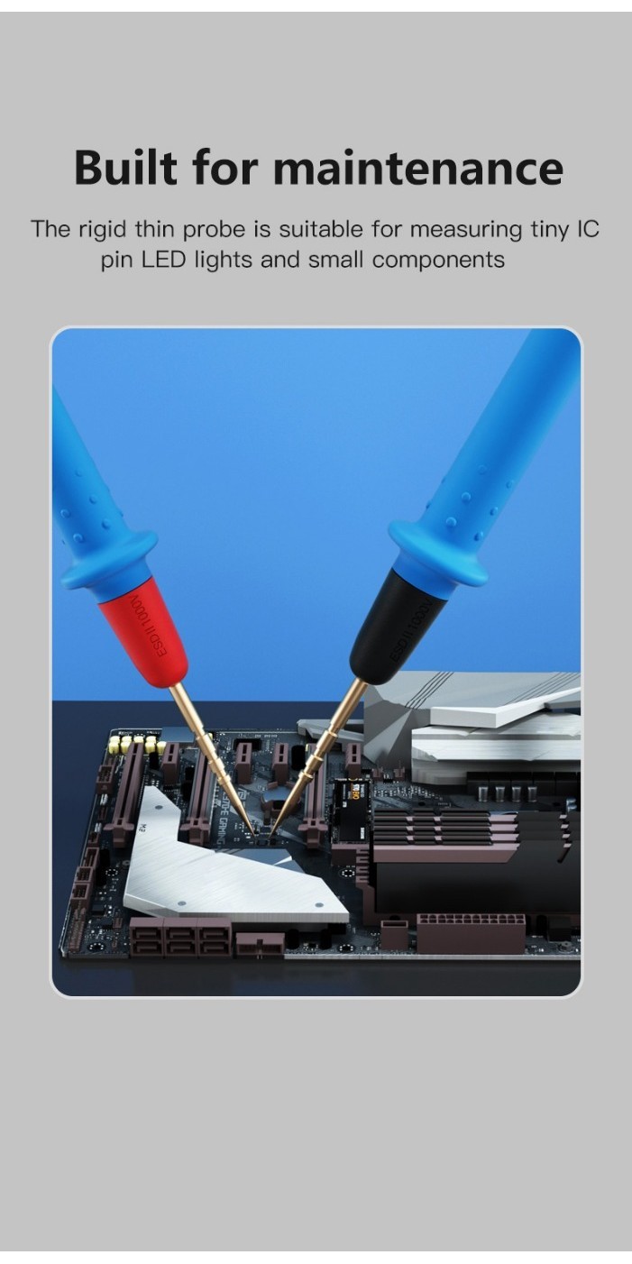 Maant P22A 1000V 20A Superconducting ปากกาสไตลัส มัลติมิเตอร์ แบบเปลี่ยน สําหรับทดสอบสายไฟ ...