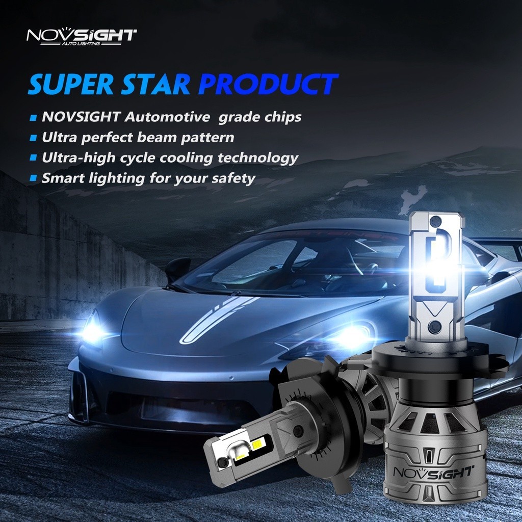 Thorsight x Novsight N61 ไฟหน้ารถ Car Lamps 6500K LED หลอดไฟหน้ารถ ไฟ ...