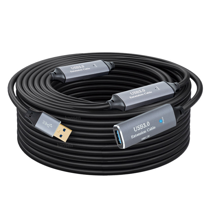 Active USB 3.0 Extension Cable 5M/10M/15M USB ชายหญิง Repeater Extender ...