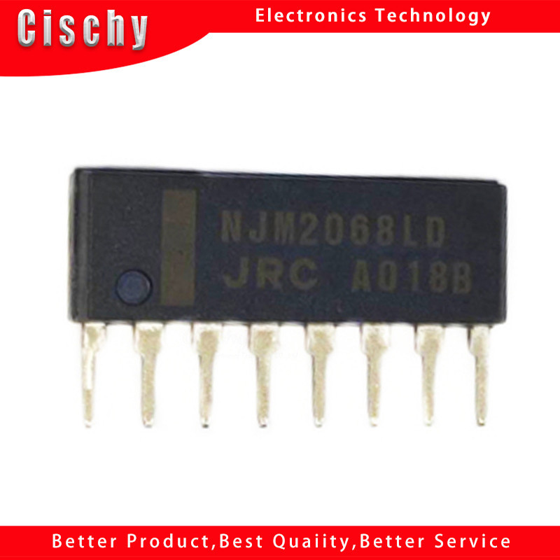 1 ชิ้น/ล็อต NJM2068LD NJM2068 NJM2068L SIP-8 ในสต็อก | Shopee Thailand