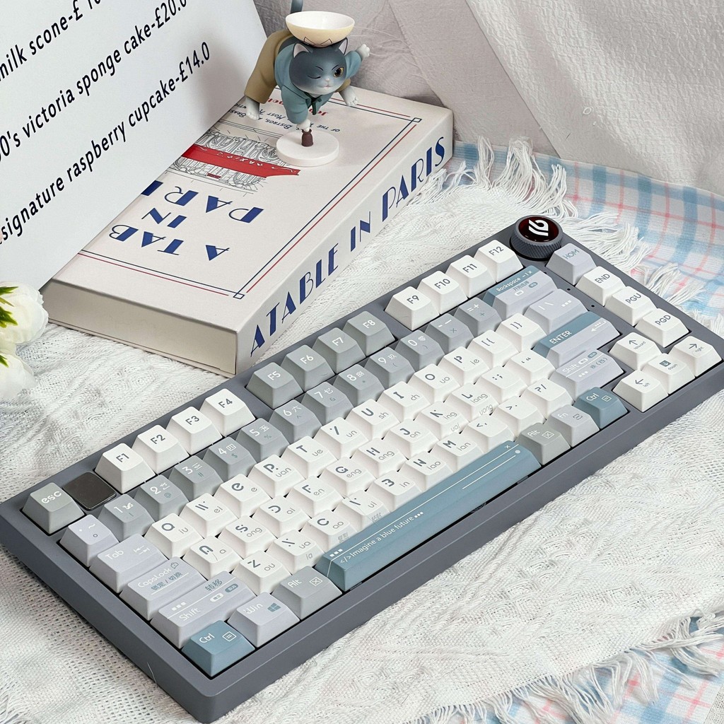 อุปกรณ์เสริมปุ่มกดcanxiang Blue Original QX3 Mechanical Keyboard ...