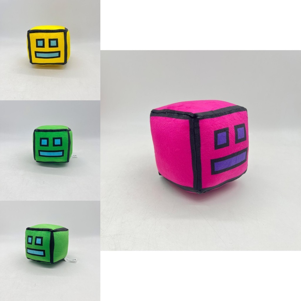 ตุ๊กตานุ่ม รูปการ์ตูน Your Child Will Love This Geometry Dash Plushie ...