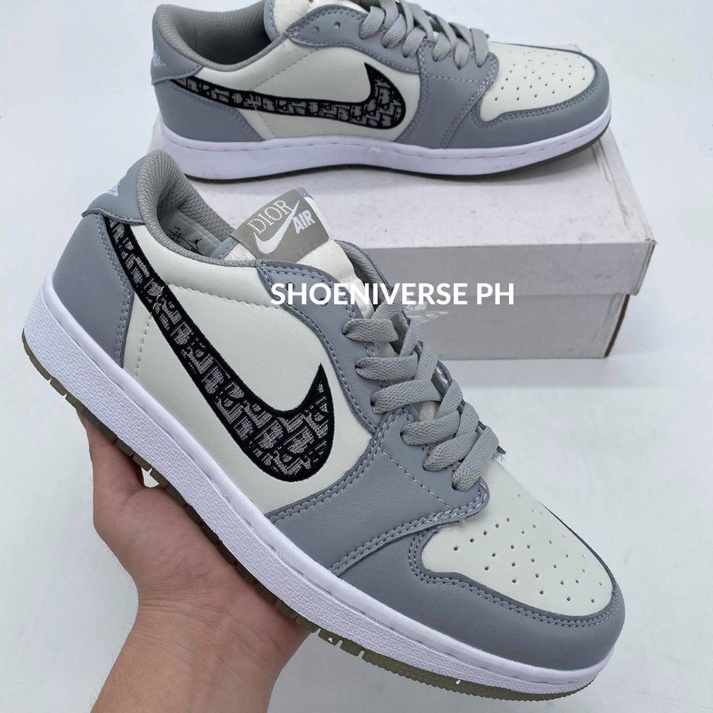 Air Jordan 1 Low Cut Sneaker Shoes สำหรับผู้ชายพร้อมกล่องและถุงกระดาษ ...