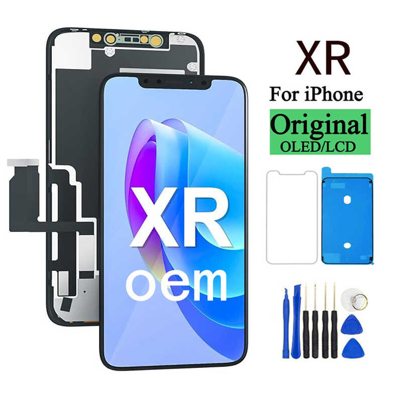 จอ OLED ของแท้100% สำหรับ Iphone XR อะไหล่หน้าจอสัมผัส LCD | Shopee ...