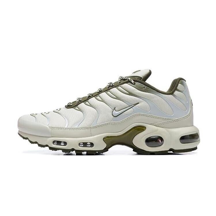 ♞ใหม่ Nike air Max Plus TN Mens Beige สีเขียวรองเท้าเบาะลม bb | Shopee ...