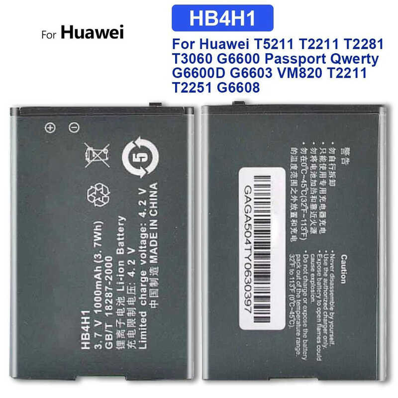 Original Battery For Huawei T5211 T2211 T2281 T3060 G6600 Passport Qwerty G6600D G6603 VM820 ...