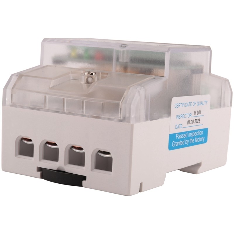1 PCS 3 Phasig 4 บันได Power Hutschiene พร้อมจอแสดงผล LCD ดิจิตอลไฟฟ้า ...