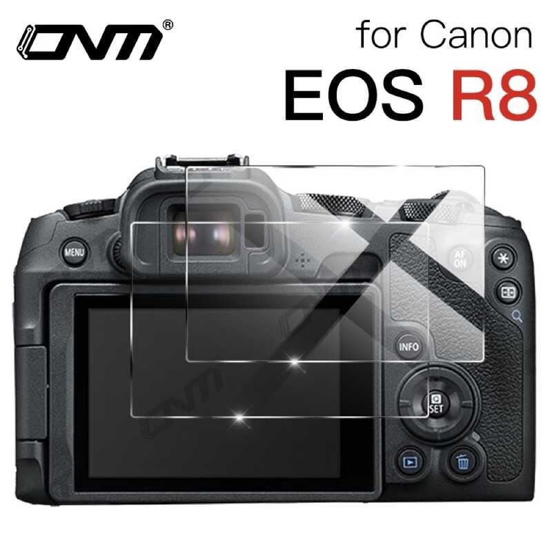 2แพ็คกระจกนิรภัยสำหรับ Canon EOS R8 R7 R6 Mark II R50 R10 R5 R3 RP Anti ...