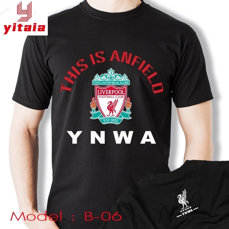 Yitaia เสื้อยืด สกรีนลายแฟนคลับลิเวอร์พูล YNWA - Liverpool FC YNWA T-Shirt | Shopee Thailand