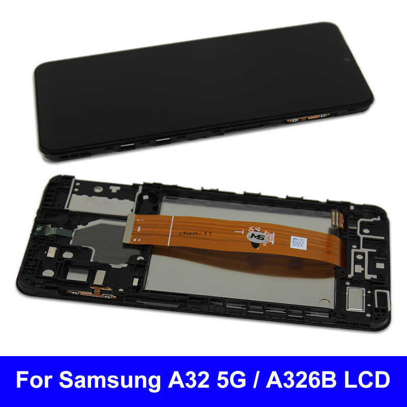A326b LCD ขนาด5g สำหรับ Samsung Galaxy A32ขนาด6.5นิ้ว A326b/หน้าจอแสดง ...