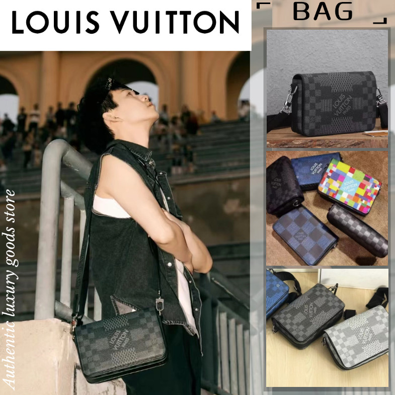 Louis Vuitton หลุยส์วิตตอง STUDLO กระเป๋าสะพายข้าง / กระเป๋าสะพายข้าง ...