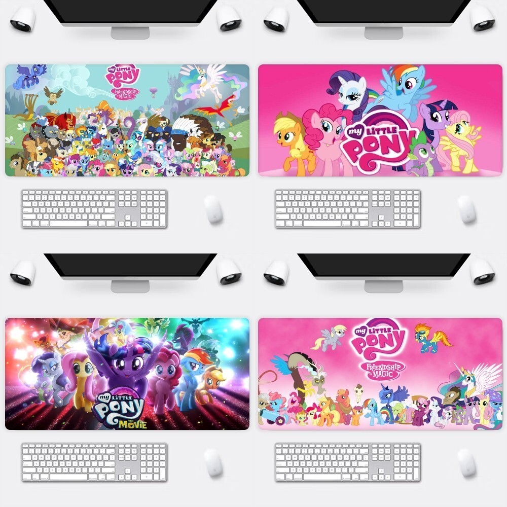 น่ารัก M-My การ์ตูน P-Pony L-Little Mousepad สํานักงานขนาดใหญ่เมาส์ขนาด ...