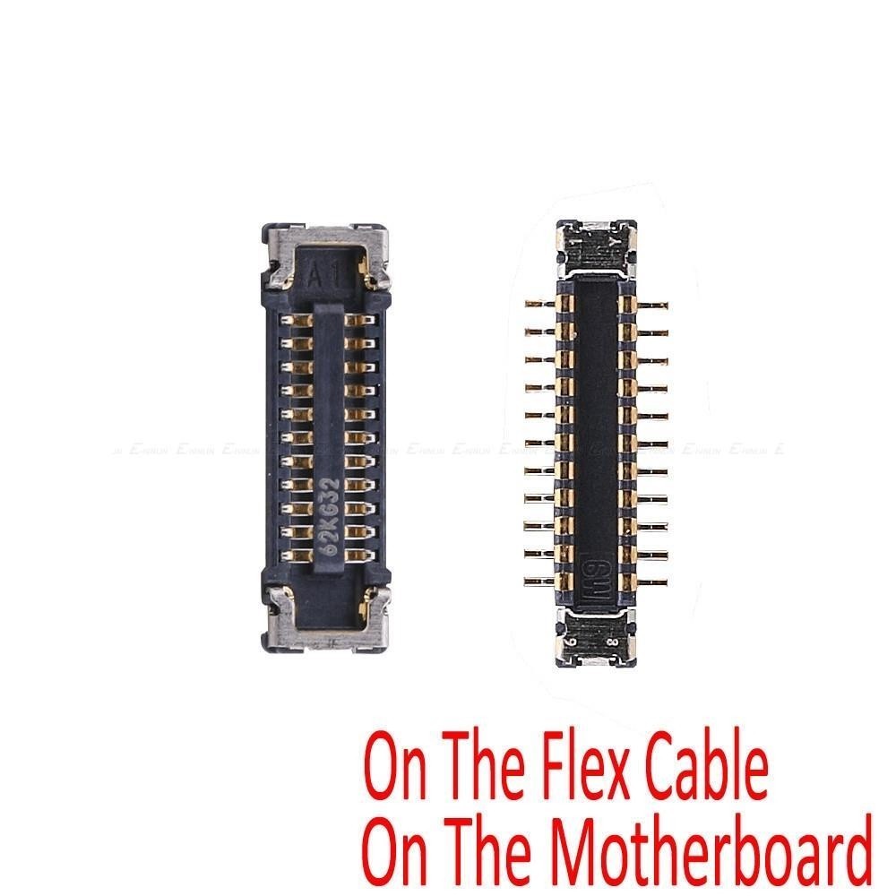 2pcs ด้านหลังด้านหลังด้านหน้า Facing กล้อง FPC Connector พอร์ตสําหรับ ...