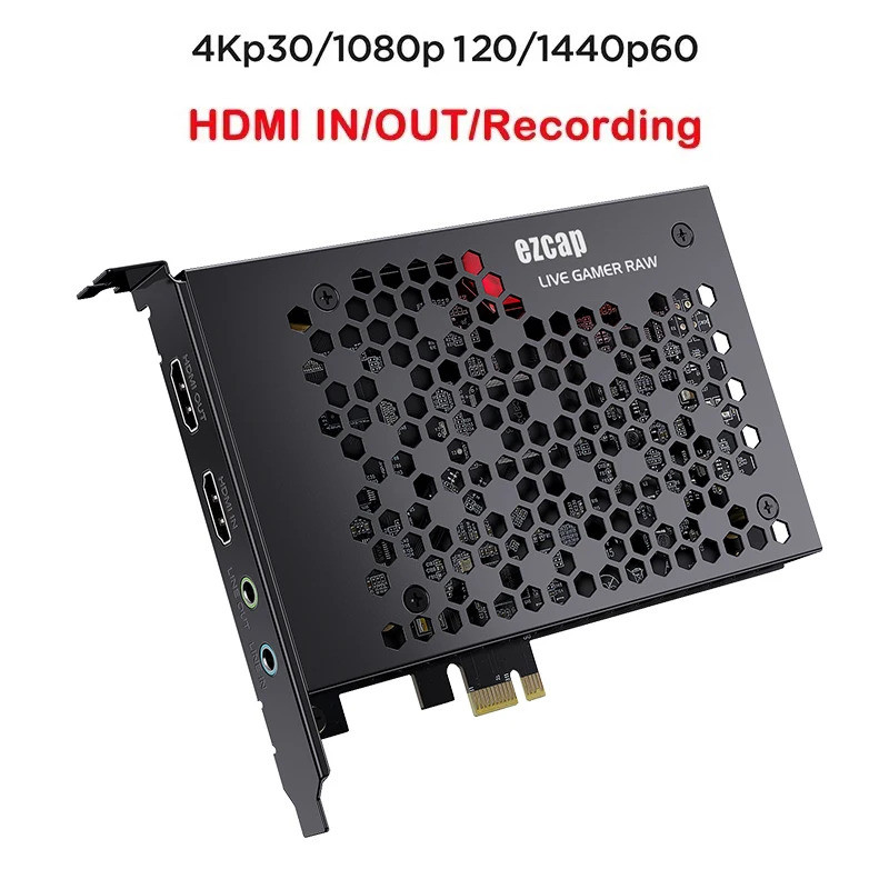 Ezcap324b PCIe HDMI Video Capture Card PCI Express 1080p120 4K Video ...