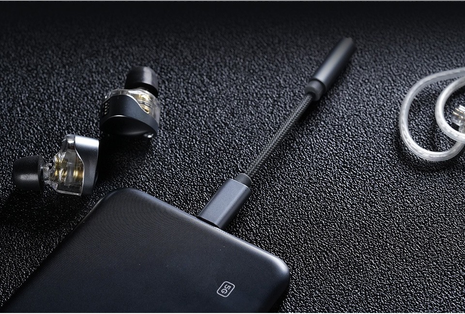 Kz AM01 อะแดปเตอร์ขยายเสียง Type-C เป็น 3.5 มม. 32bit 384kHz Hi-Fi DAC ...