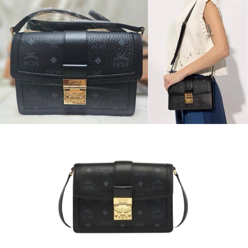 โปร New Mcm tracy small crossbody สีดำ พร้อมส่ง | Shopee Thailand