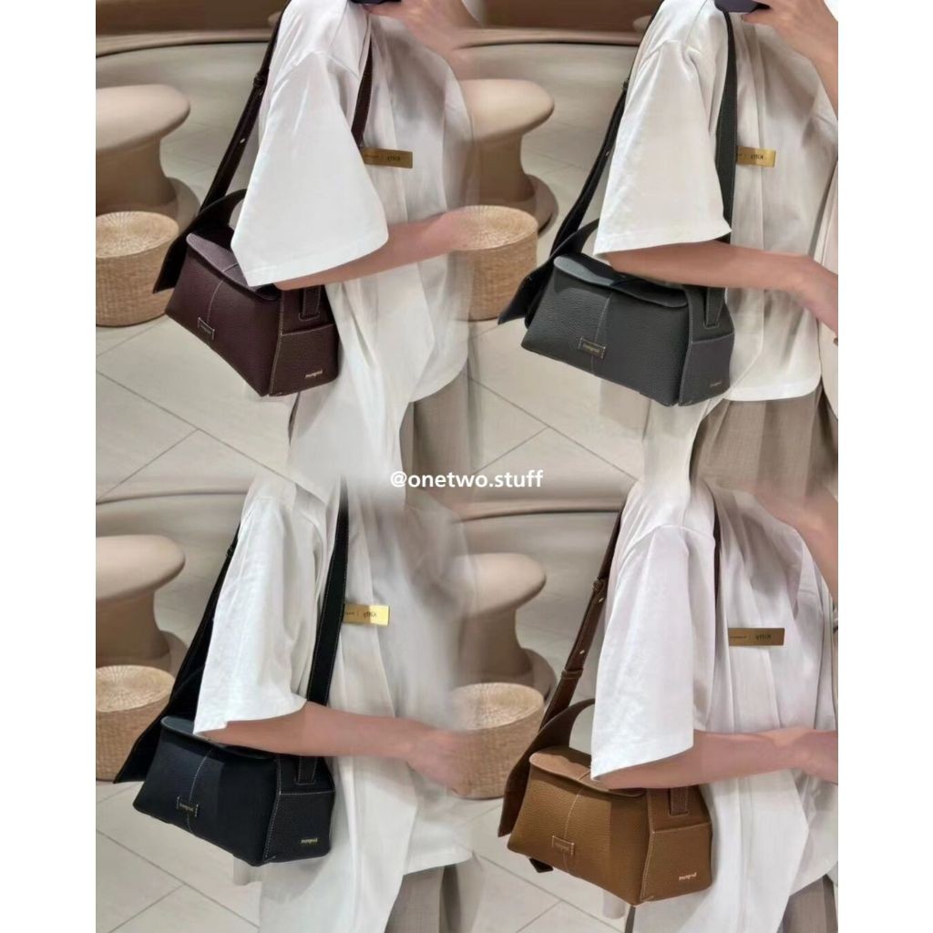 Songmont - Drippy Roof Bag (Small) กระเป๋าสะพายหนังวัว ของแท้จากช็อปจีน ...
