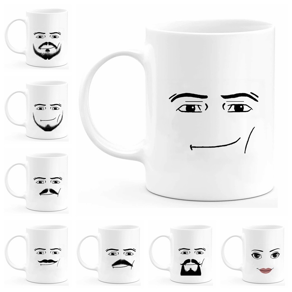 【มีสินค้า】แก้วกาแฟ ลาย Game Inspired man Face Mug น่ารัก ของขวัญวันเกิด ...