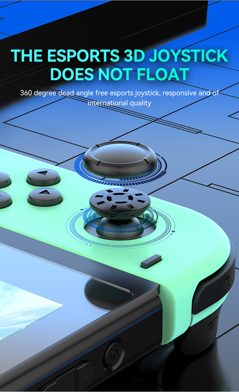 Splatoon Wireless Control JoyCon Gamepad RGB LEDFor Nintendo Switch Oled Controllers สายรัด Dual ...