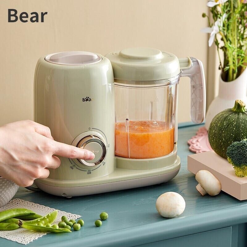 Bear/Electric Baby Food Maker Toddler Blenders Steamer Processor Infant ...