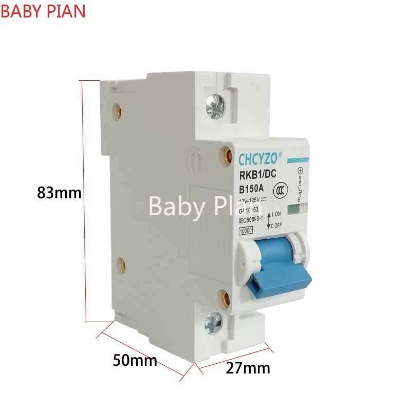 2P DC 1P Circuit Breaker 12V 24V 36V 48V 60V 72V 96V 120V Solar Cells RV Battery Circuit Breaker ...