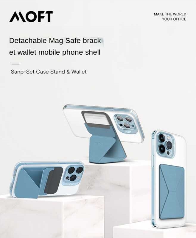 On MOFT Snap MagSafe Stand&Wallet New Color (MagSafe® Compatible ...