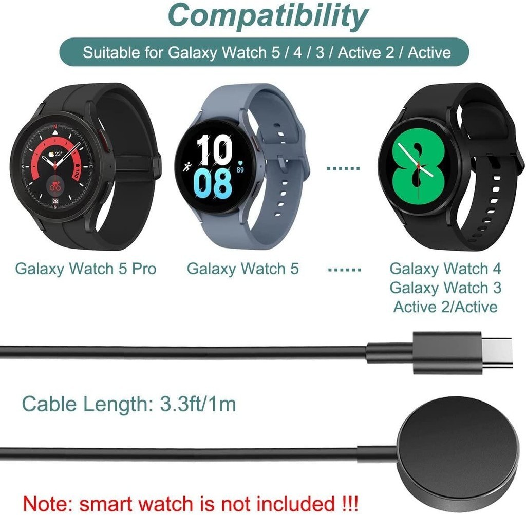 Samsung Watch Charger Magnetic Wireless Charger สาย USB C สําหรับ ...