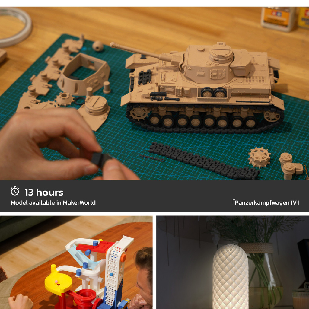 Bambu lab A1 Mini เครื่องปริ้น 3D รุ่นเริ่มต้น ใช้ง่าย มีโมเดลให้ปริ้นผ่าน App บนมือถือฟรี ...