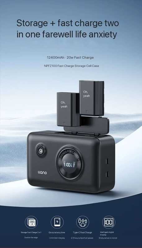 ️ กล่องชาร์จแบตเตอรี่กล้อง Np-Fz100 Llano สำหรับ A7m4สำหรับ Sony A7m3 A7c A7r3 A7r4 7Rm3ที่ชาร ...