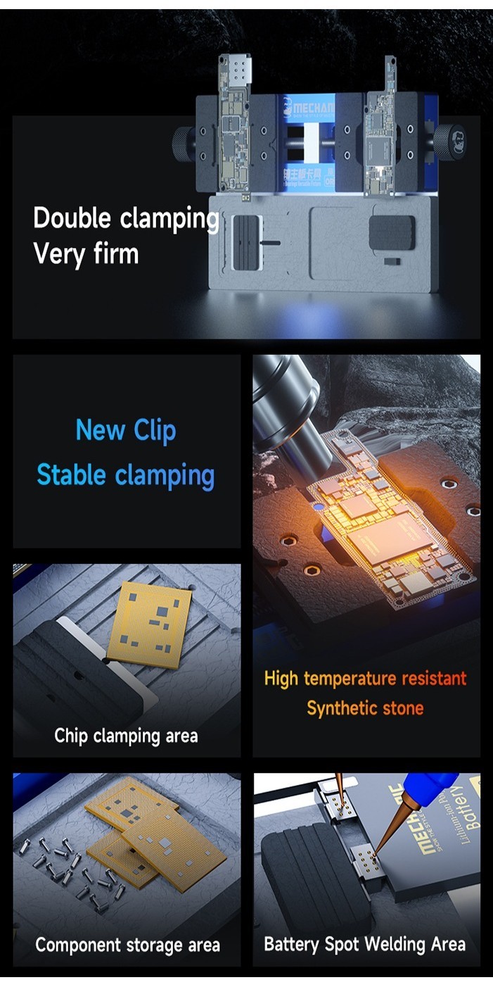 ช่าง ORI Pro Universal PCB ผู้ถือเพลาคู่บัดกรีติดตั้งสําหรับ iP Sanxing ...