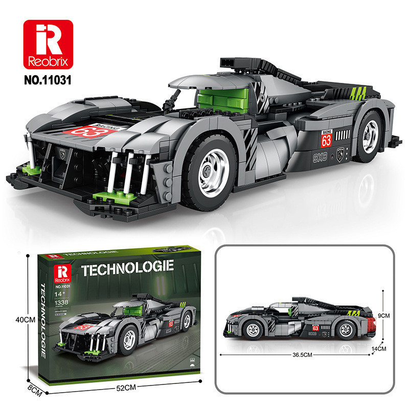 Reobrix 11031 Super Sportscar 1:12 Model Technical Car City Racing ...