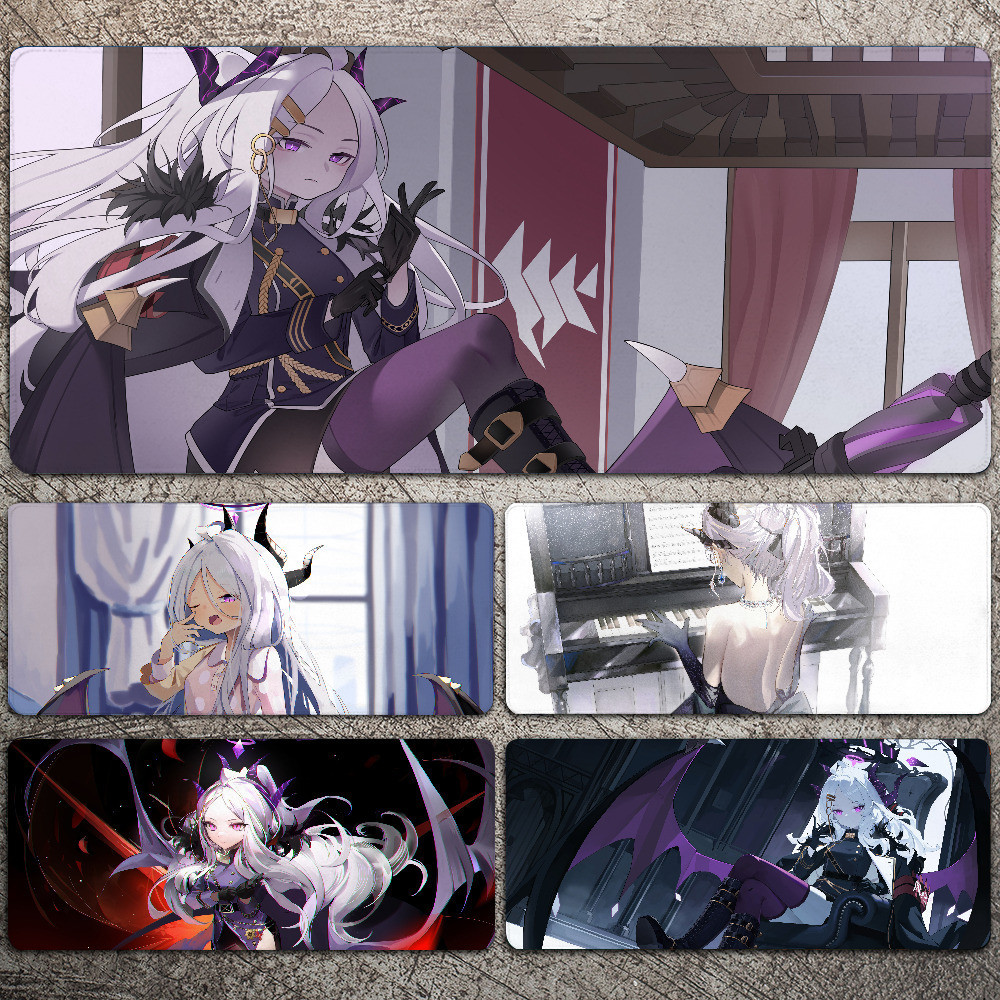 Sorasaki Hina Blue Archive Mousepad Mousepad แผ่นรองเมาส์สําหรับเล่นเกมขนาดใหญ่ LockEdge หนาแป้น ...