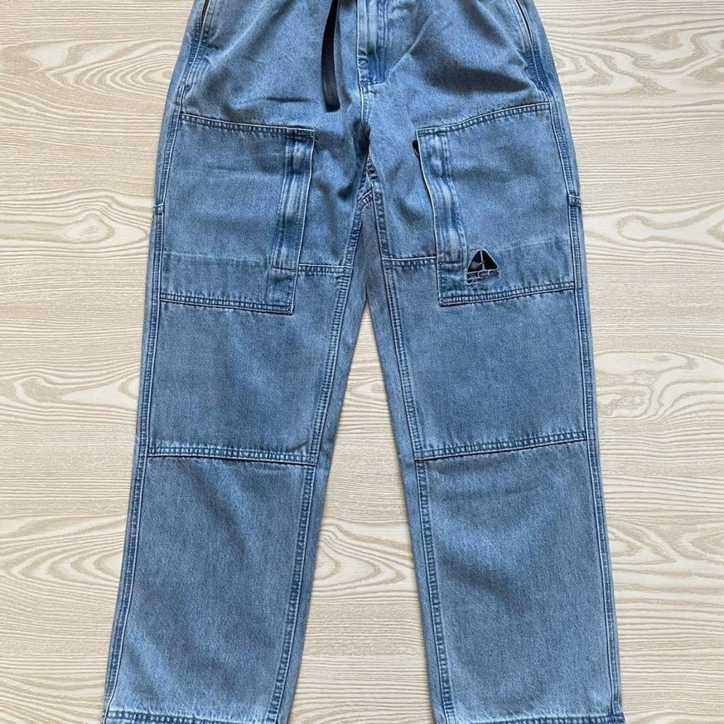 Nike X Supreme 23FW ACG Jeans Belted Denim Pant Print Patchwork ...