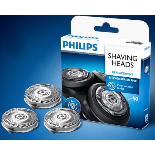 ในสต็อก Philips เปลี่ยนหัวโกนไฟฟ้า 3 ชิ้นชุด / SHAVER SERIES 5000 /SH50 ...