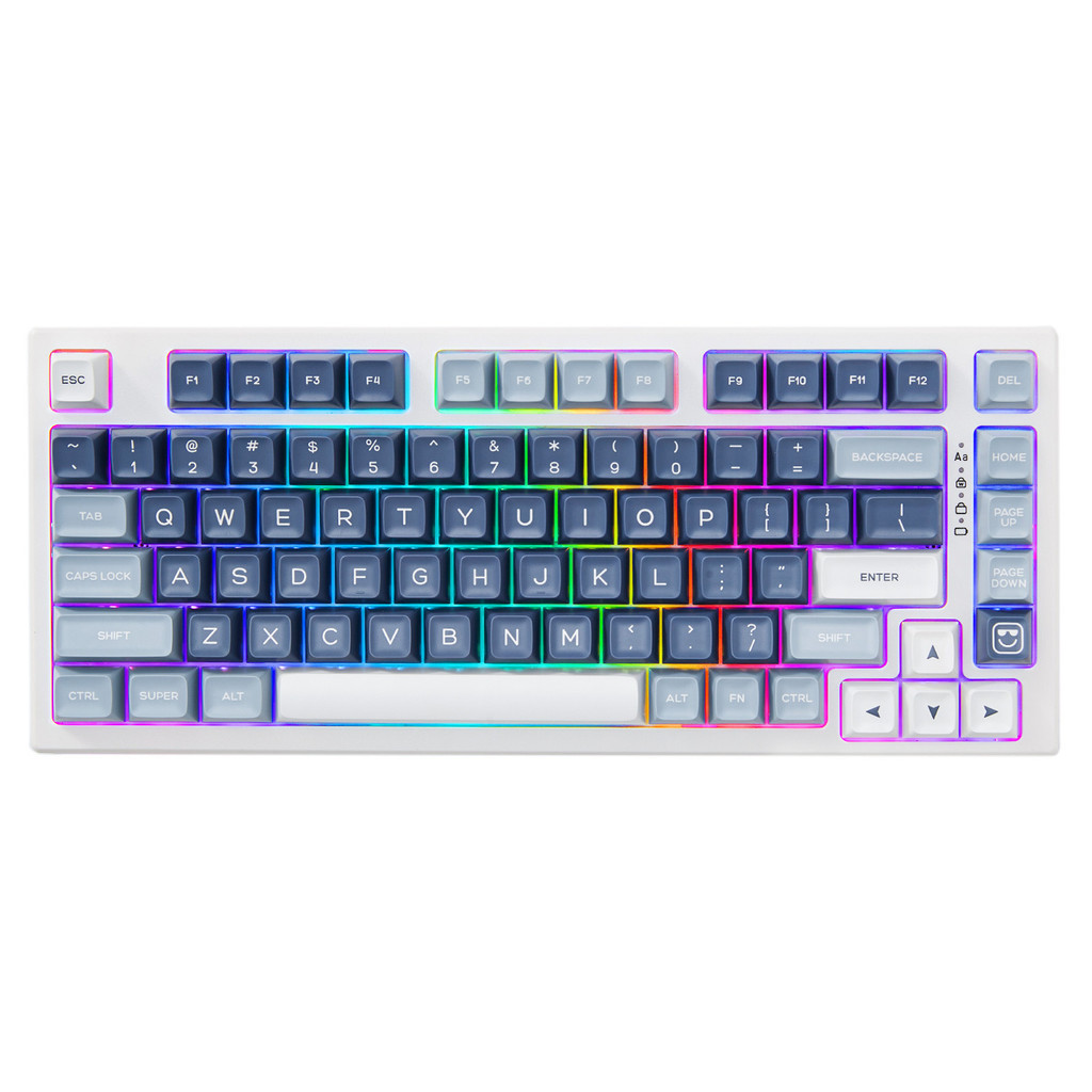 YUNZII YZ75 Pro Blue 75% Hot Swap Wireless Gaming Mechanical Keyboard ...