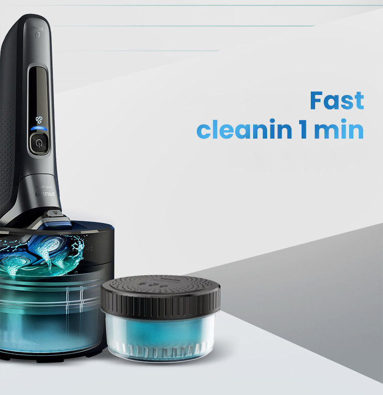 Philips CC13 Shaver Cleansing Fluid Quick Clean Pod Cartridge 3 แพ็ค ...