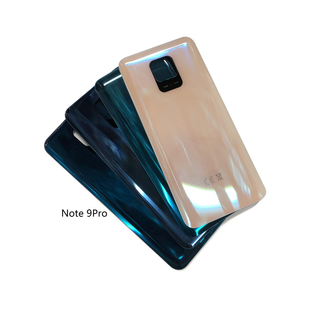 สําหรับ Xiaomi Redmi หมายเหตุ 9 Note9 ฝาครอบด ้ านหลัง Note9S 9S แบตเตอรี ่ Note9Pro 9Pro กลับ ...