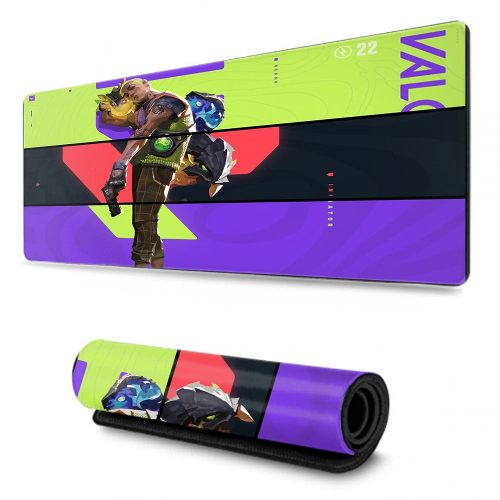 Valorant Gekko Gaming Mouse Pad แผ่นรองเมาส์ขนาดใหญ่ PC Gamer เมาส์ ...