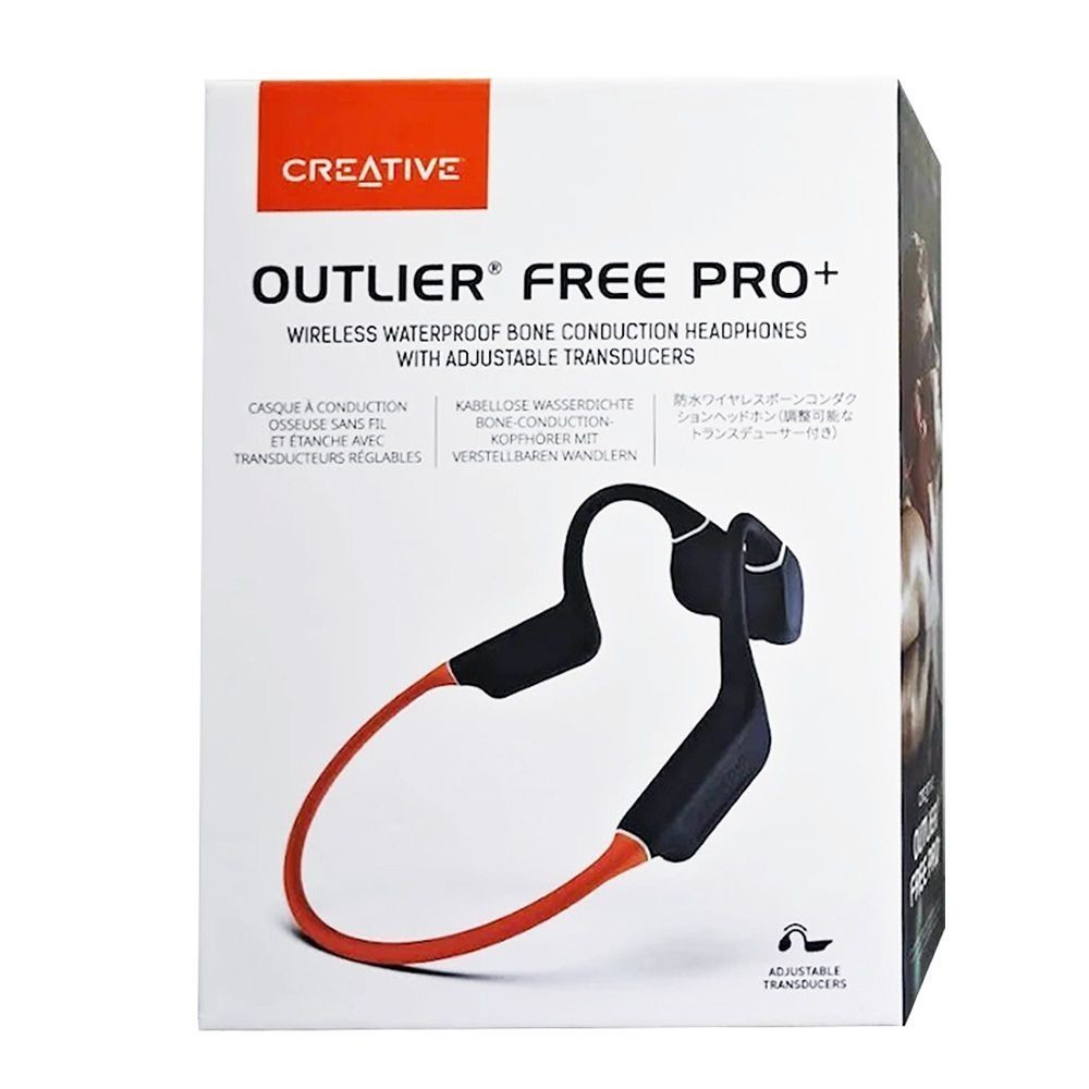 Creative Outlier Free Pro+ (Orange) Wireless IPX8 Bone Conduction ...
