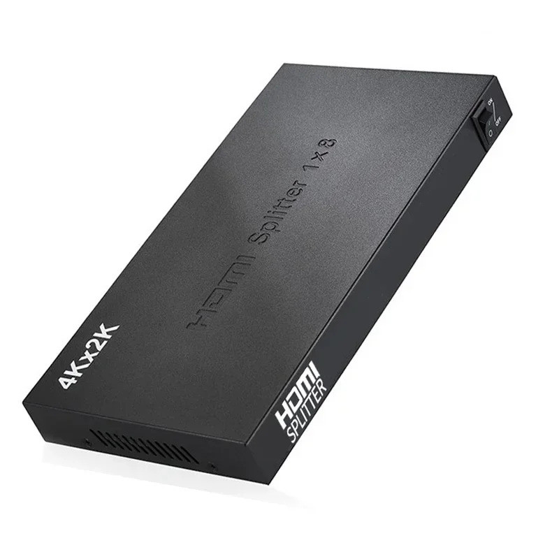 4k HDMI 1X8 Splitter 1 In 8 Out HDMI Splitter Audio Video Converter ...