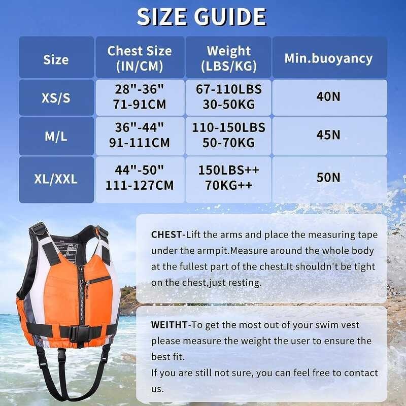 Gogokids Vest Swim Jacket For Adult PVC Floation Swimsuit Swimwear With ...