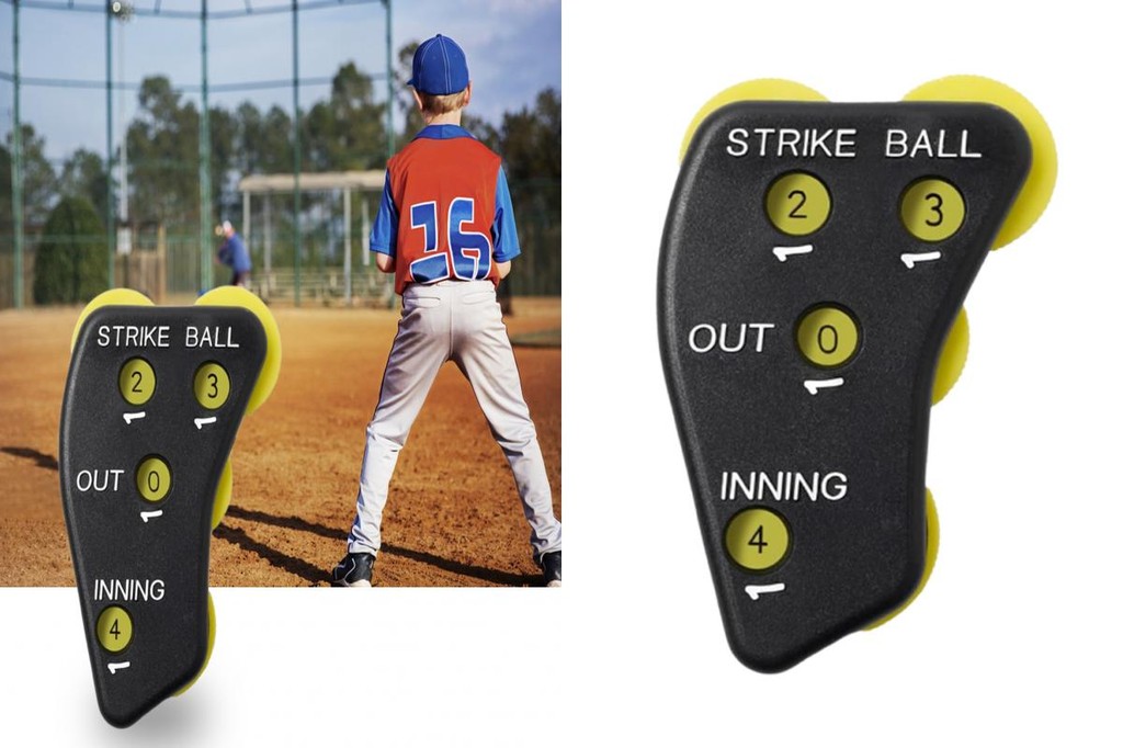 เปลี่ยน Umpire เกียร์ Umpire Pitch Counter 4 ล้อเบสบอล Umpire Clicker ...