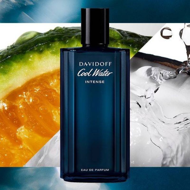 ♞,♘,♙น้ำหอมแท้ Davidoff Cool Water Intense For Men EDP 125ml | Shopee ...