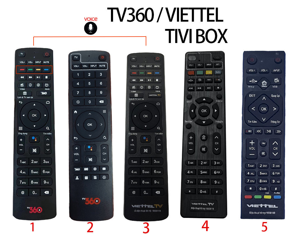 กล่องทีวี รีโมทคอนโทรล TV360 viettel Universal TV360/viettel box รีโมท ...