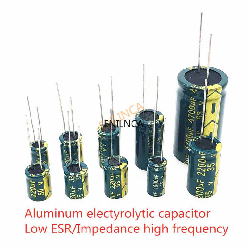ความถี่ต่ำ ESR อลูมิเนียม Capacitor 20% 10V 16V 25V 35V 50V 400V 100 220 330 470 680 1000 1500 ...