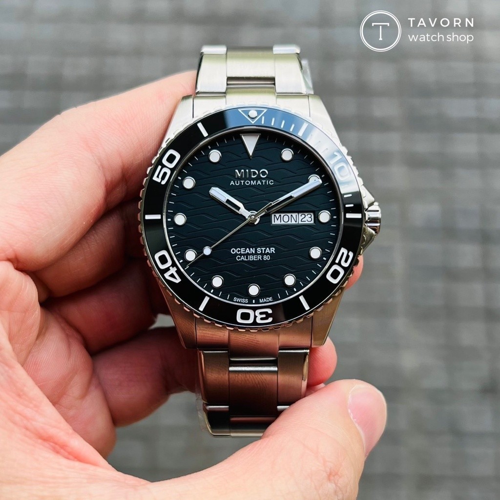 ♞ นาฬิกา MIDO OCEAN STAR 200C TITANIUM รุ่น M042.430.44.051.00 | Shopee ...